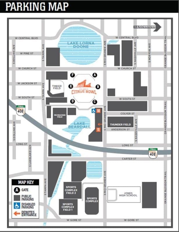 Citrus Bowl Parking