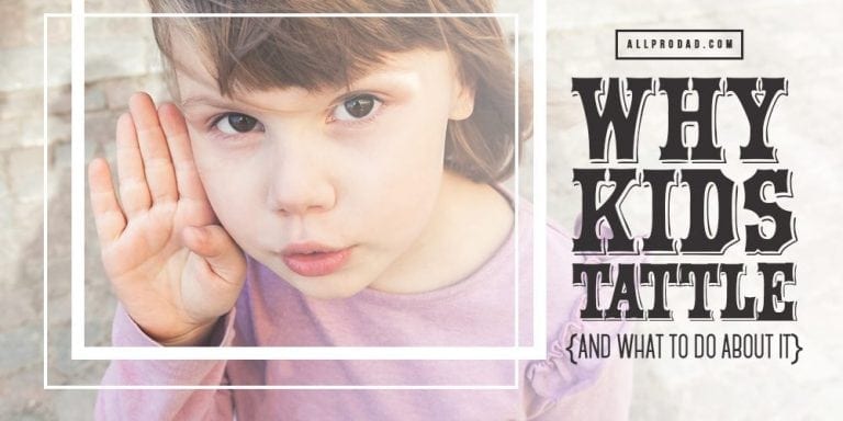 Why Kids Tattle and What to Do About It - All Pro Dad