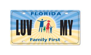 Family First License Plates - All Pro Dad