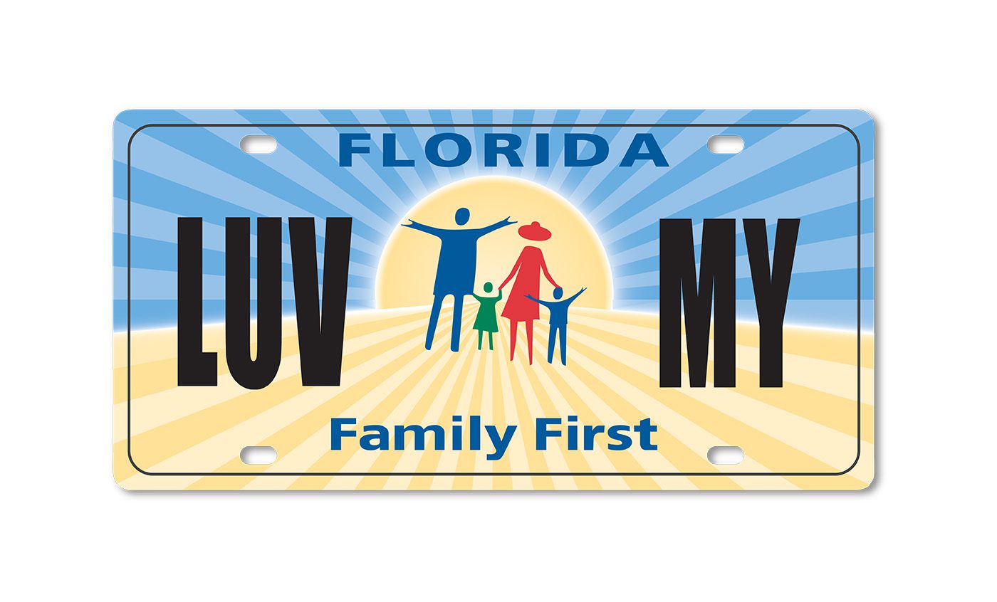 Family First License Plates - All Pro Dad