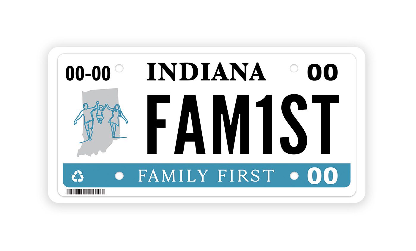 Family First License Plates - All Pro Dad